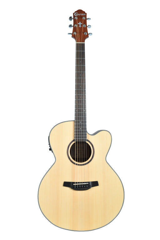 Crafter Silver Series 100 Jumbo Cutaway – The Guitar Tech
