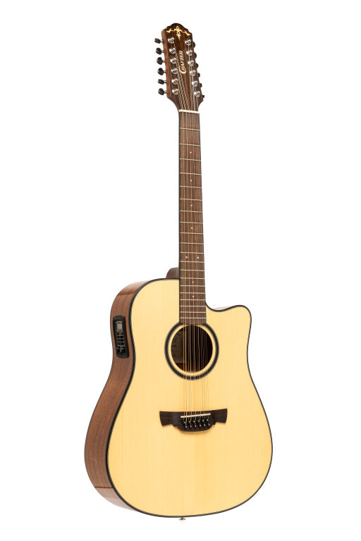 Crafter Able Series 600 Cutaway Dreadnought 12-String w/ Solid Spruce ...