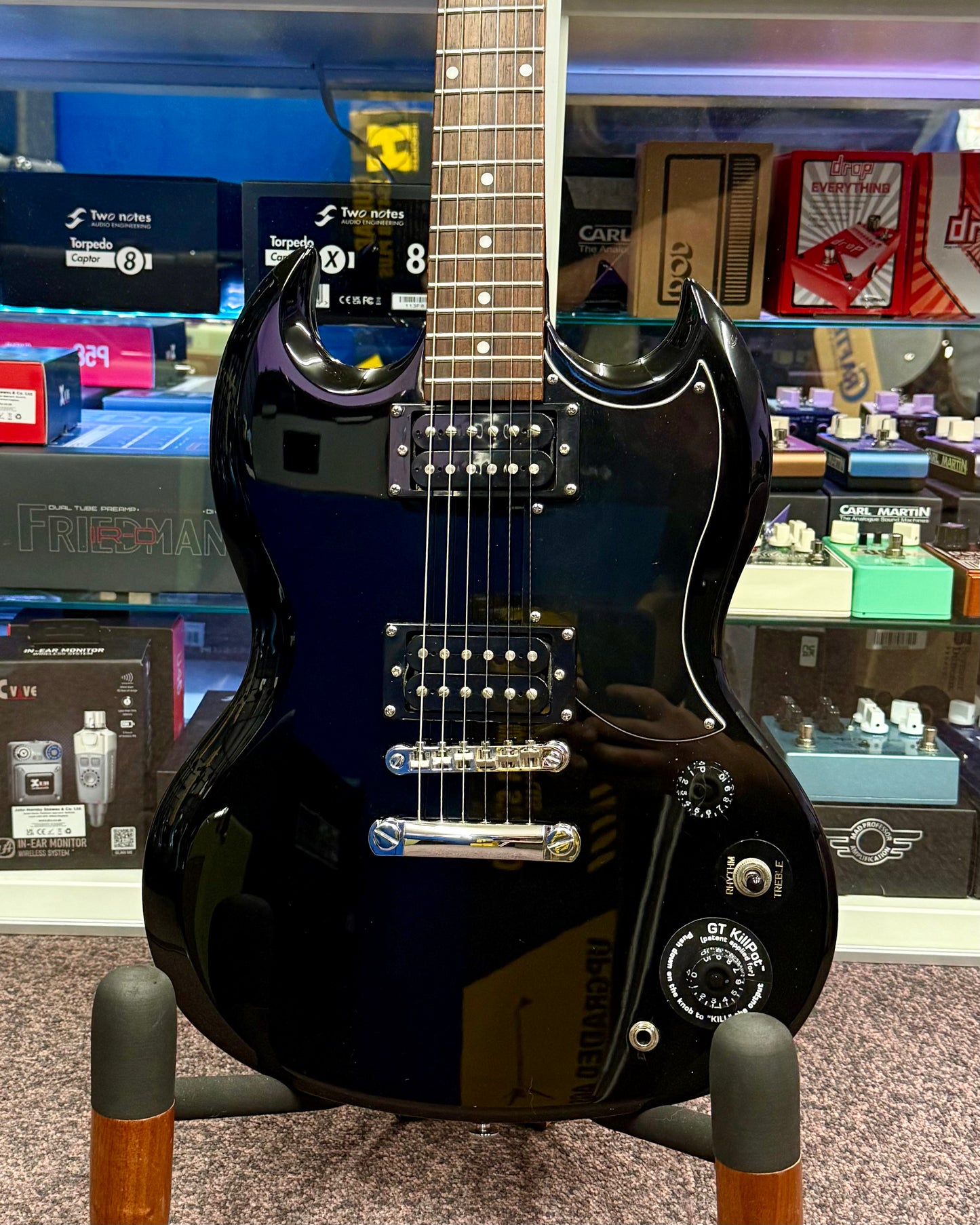 Epiphone SG Special Killpot - Ebony – The Guitar Tech