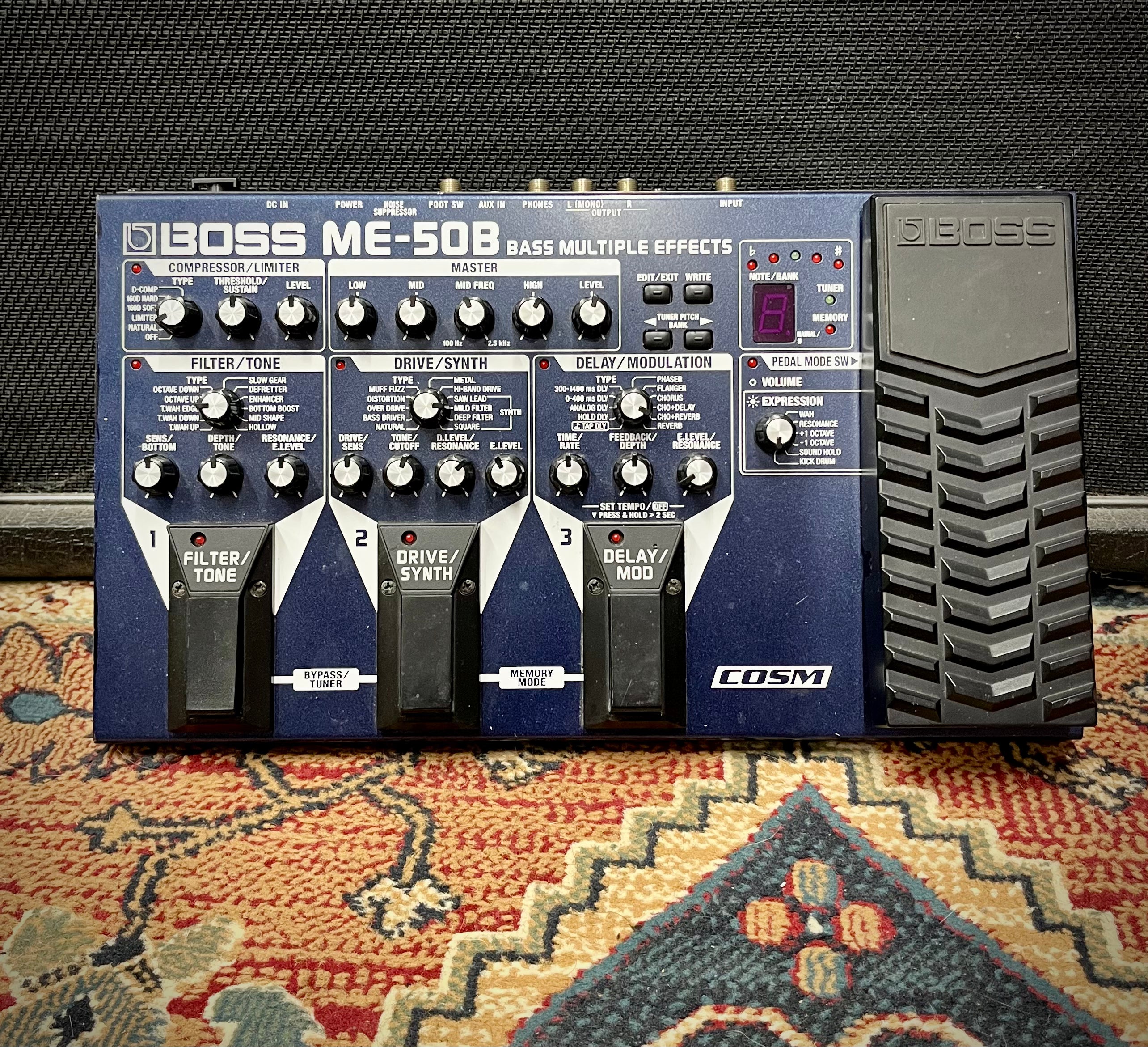 Boss ME-50B Bass Multi-Fx – The Guitar Tech