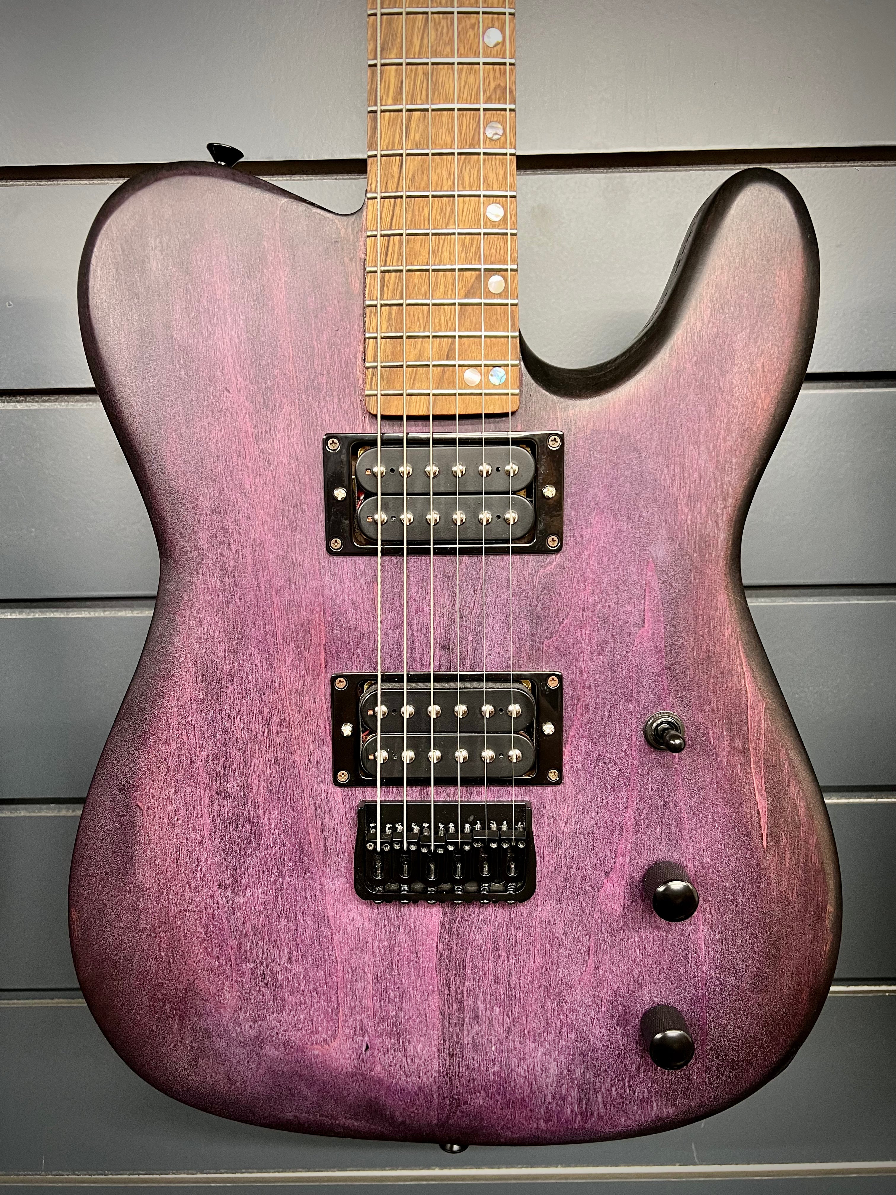 Ginger Beard Customs - T265 - Purple Grunge – The Guitar Tech