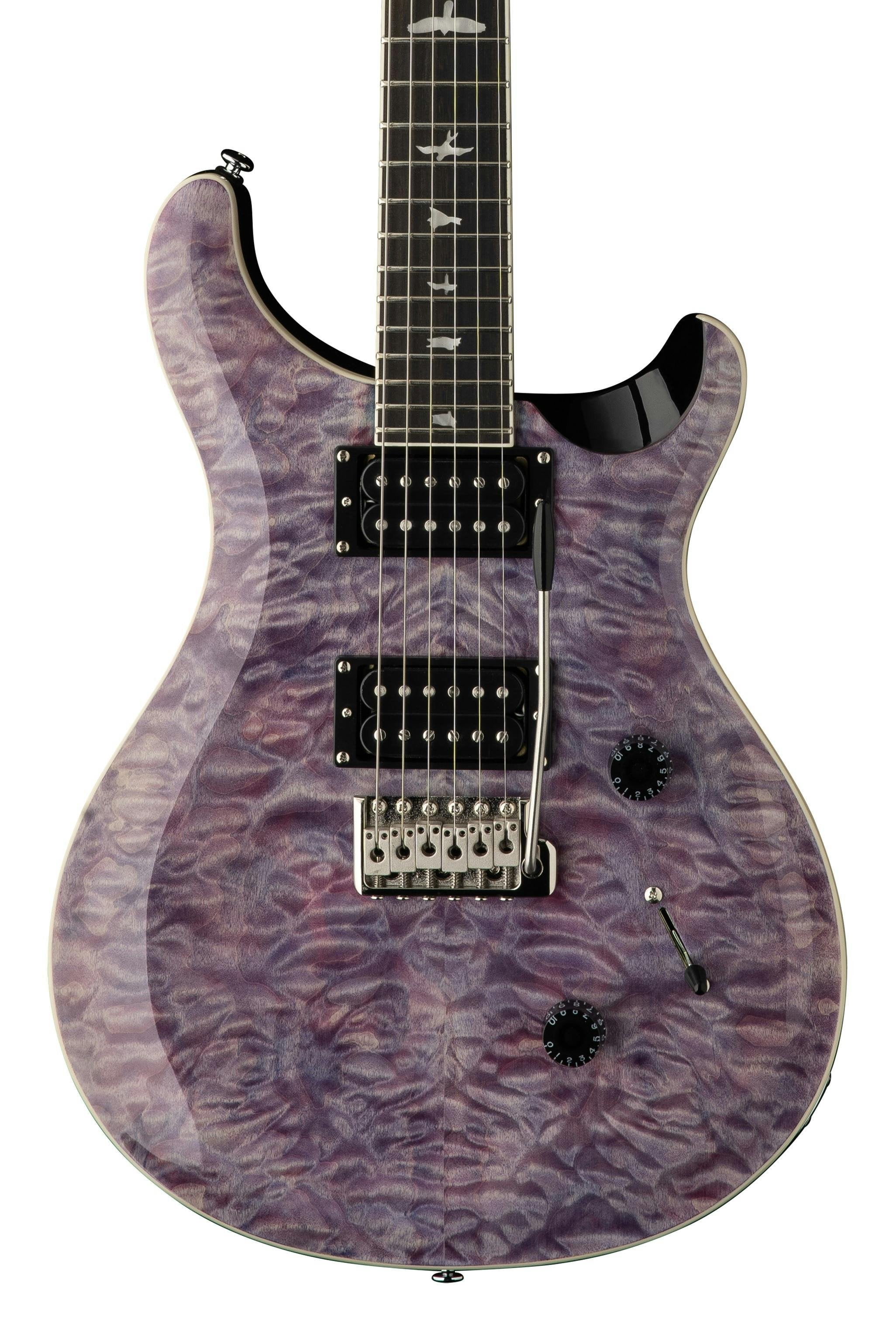 PRS SE Custom 24 Quilt - Violet – The Guitar Tech