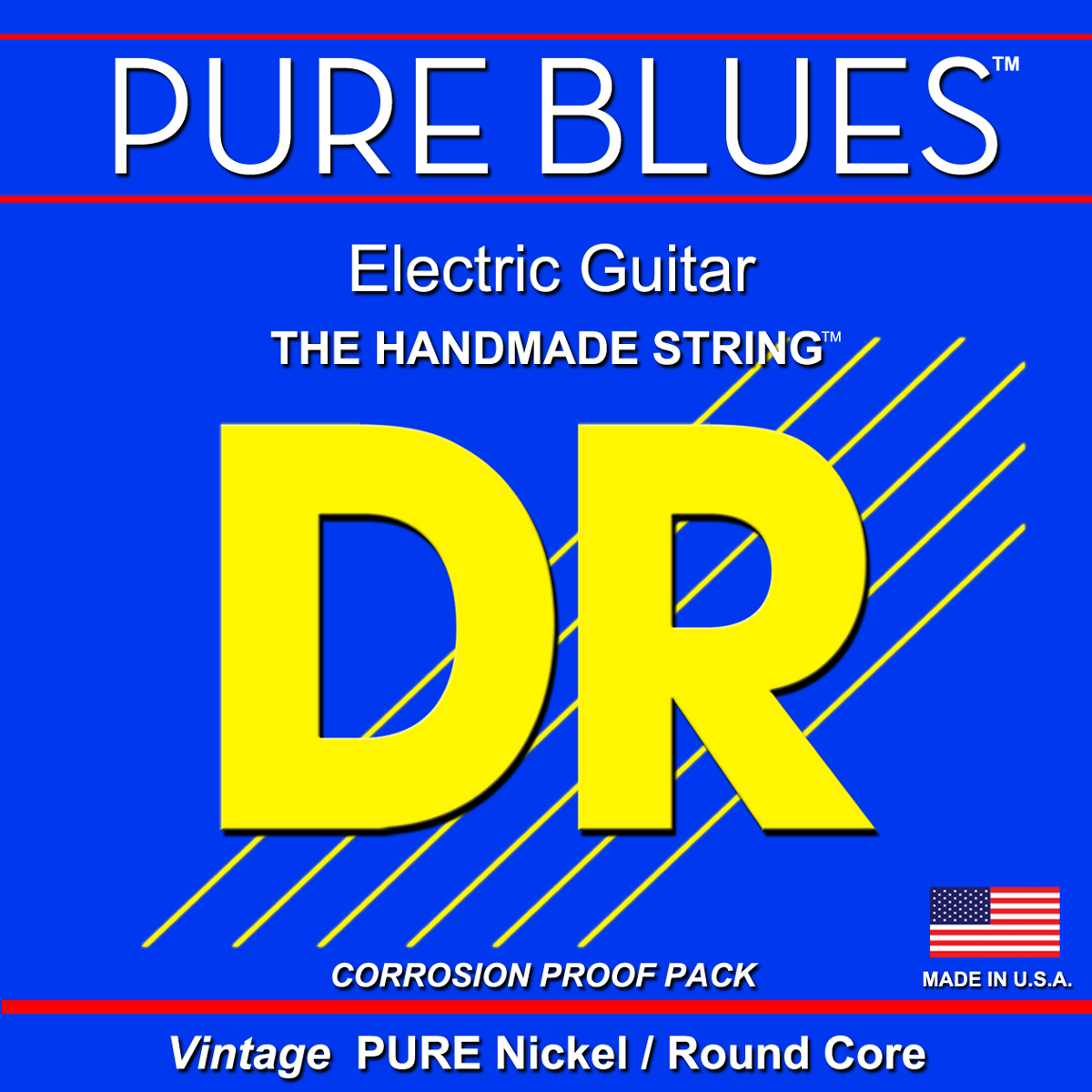 DR Pure Blues Electric Guitar Strings - 9-42 – The Guitar Tech